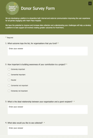Survey Forms | Heart Place Hospital
